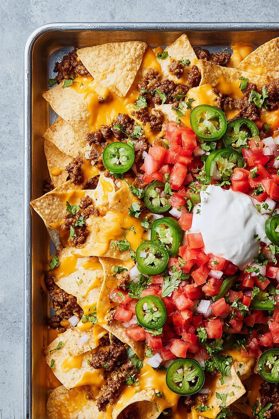 Nachos Recipe Sheet Pan Nachos Supreme
